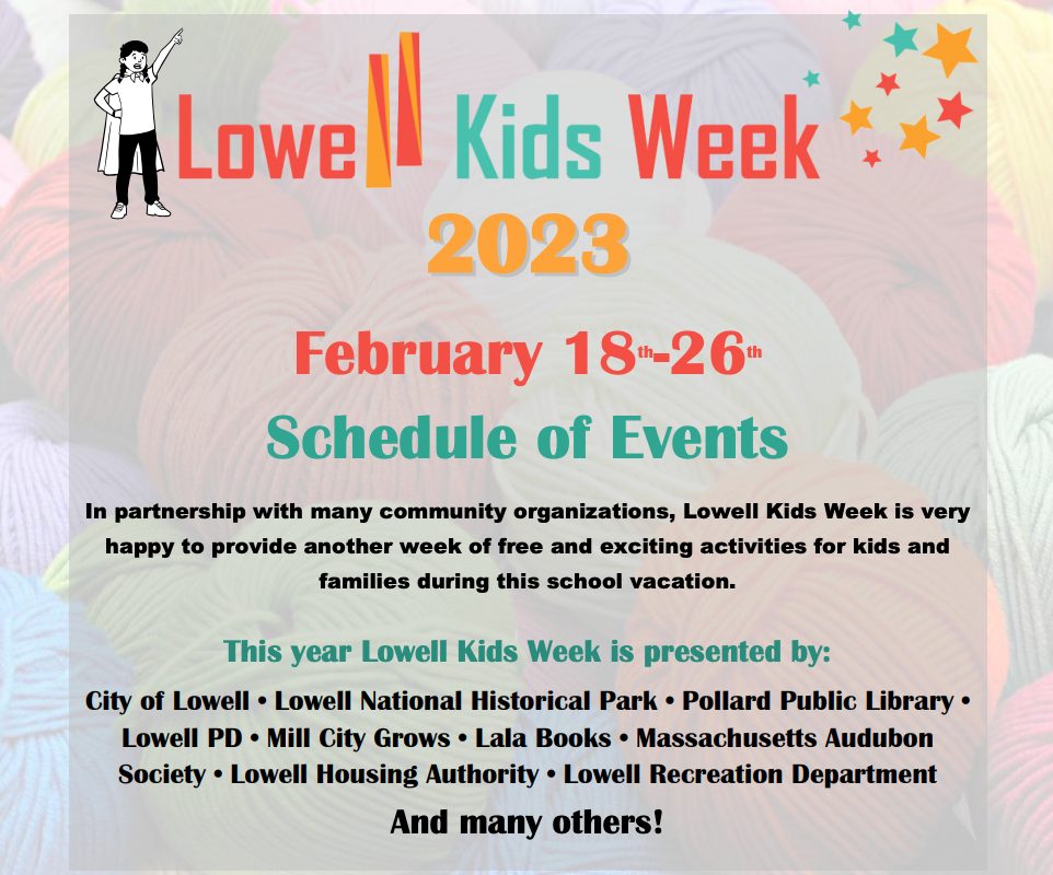 Lowell Kids Week Schedule Announced - InsideLowell