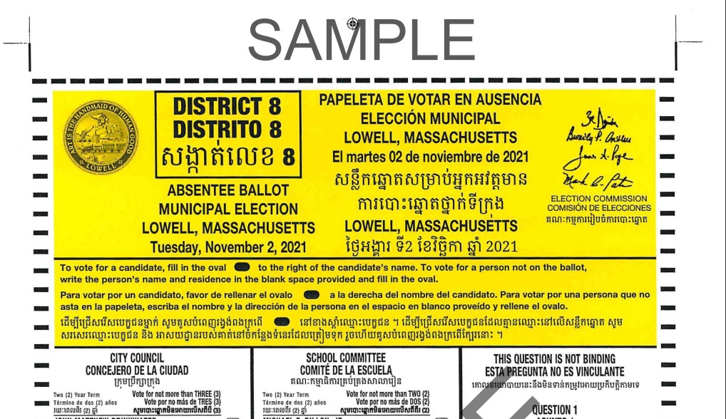 Election Ballot Order is Set - InsideLowell