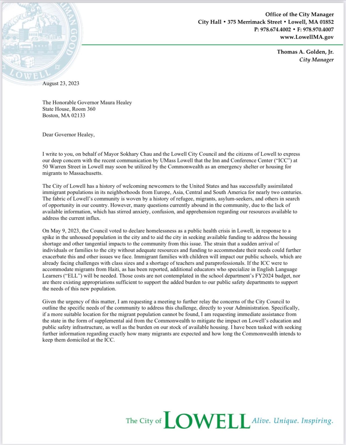 Two Letters; Whose "John Hancock" is on Which? - InsideLowell