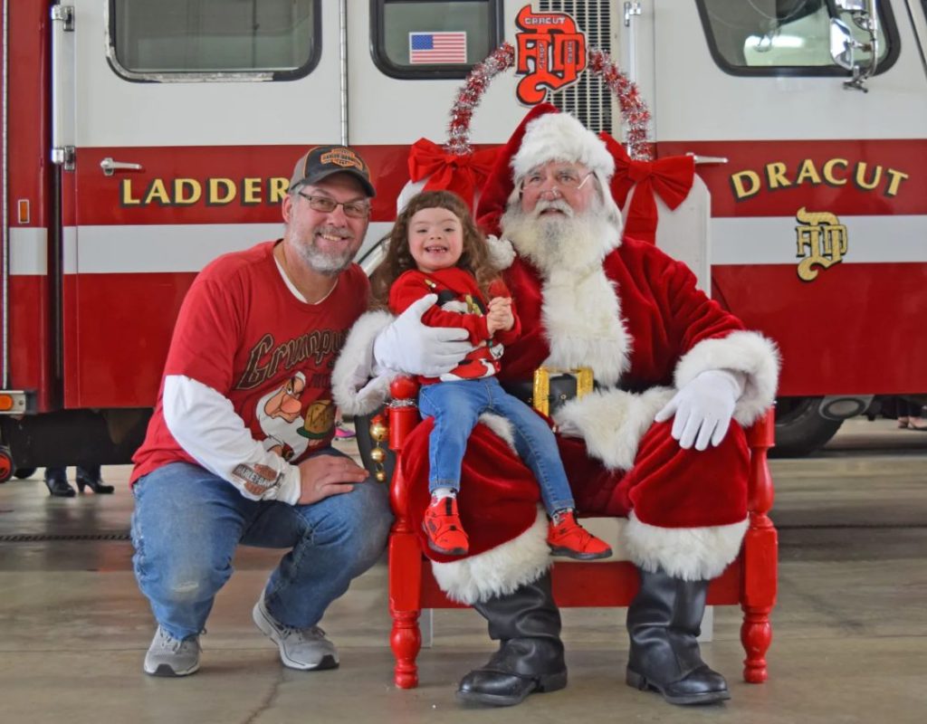 Santa Visits Dracut Fire Headquarters - InsideLowell