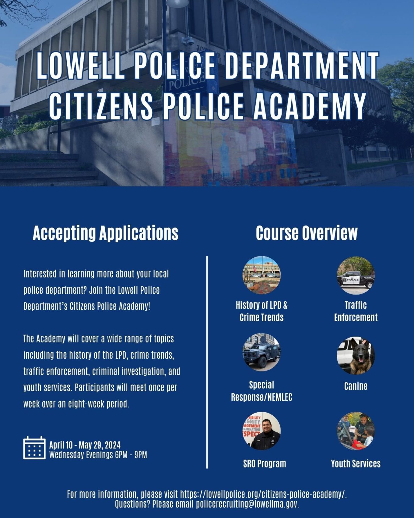 LPD Hosting Citizens Police Academy - InsideLowell