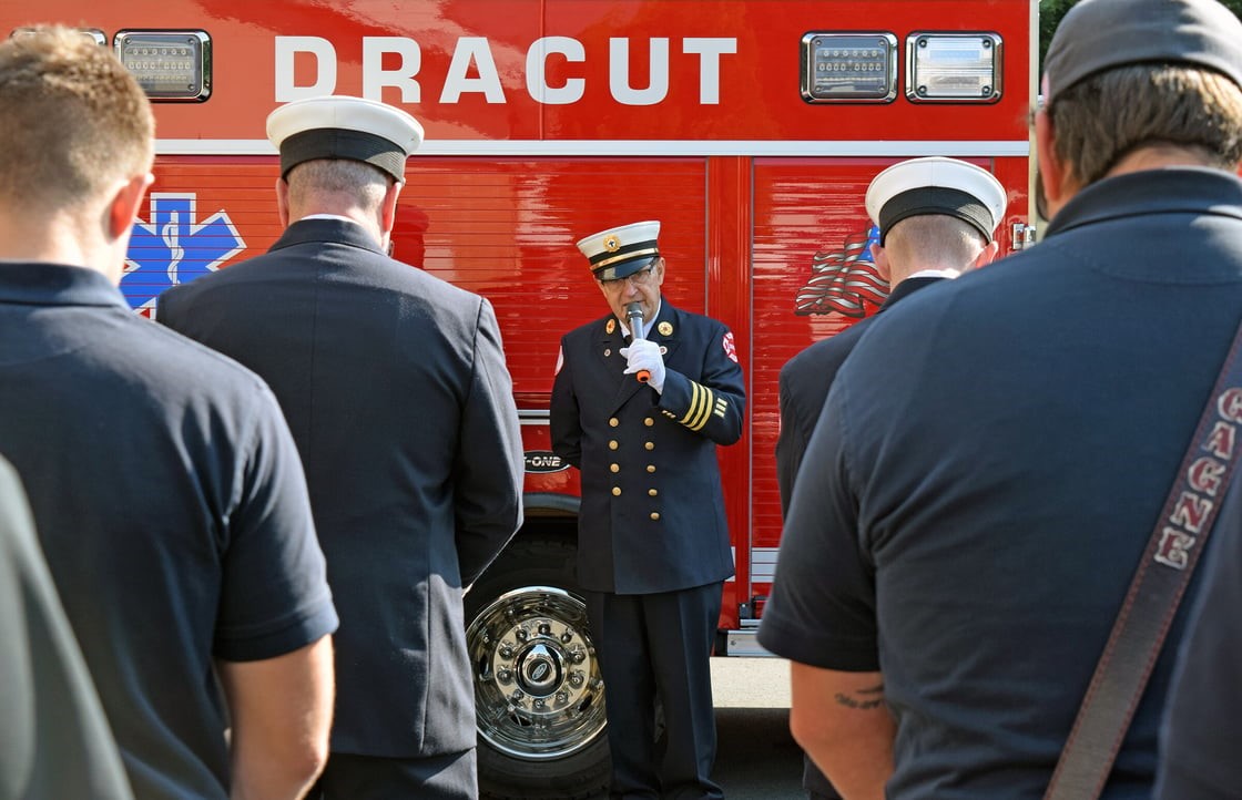 Dracut Fire Department Holds Pushing In Ceremony - InsideLowell