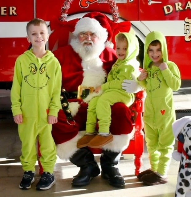 Santa Pays Dracut Fire Department a Holiday Season Visit - InsideLowell