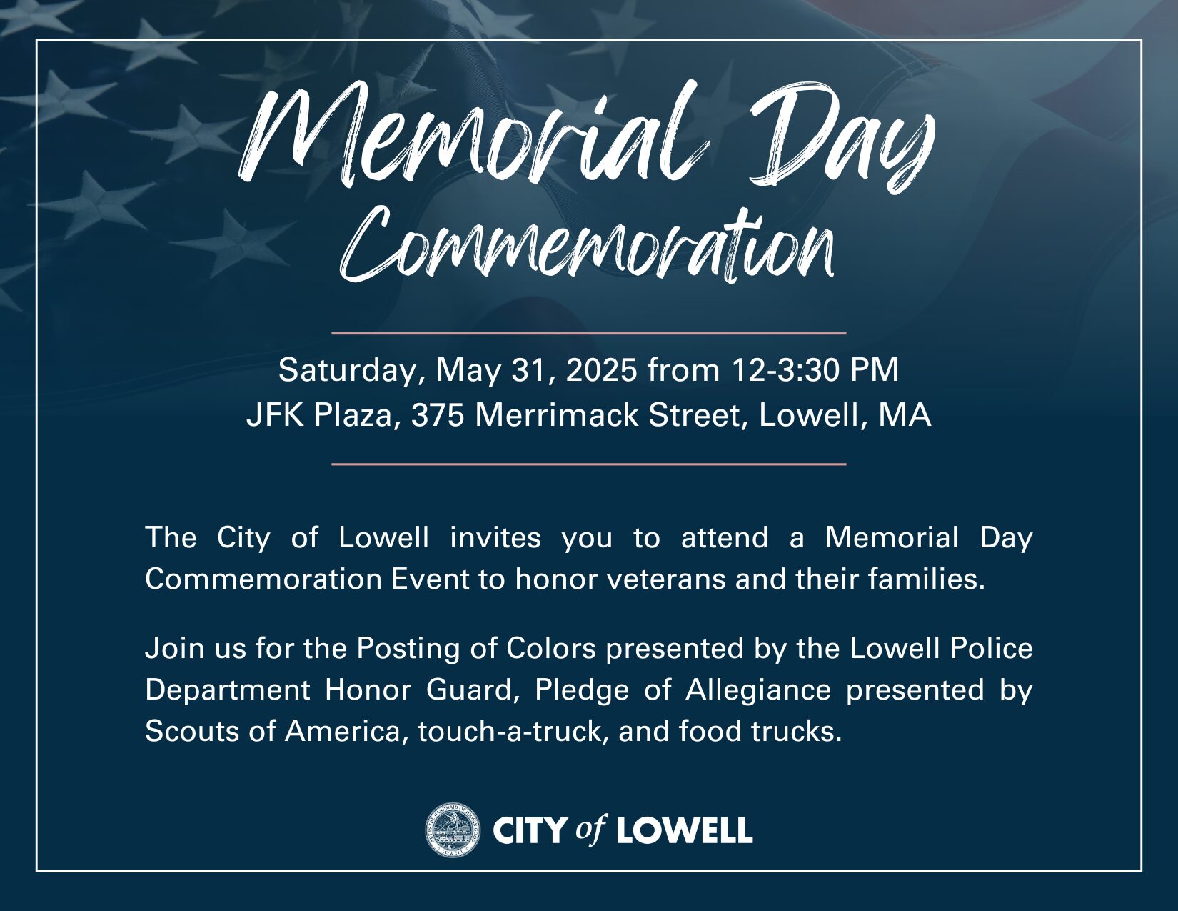 Memorial Day Commemoration - InsideLowell