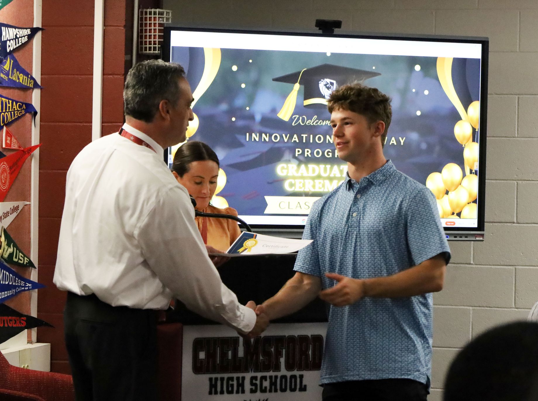 21 Chelmsford High Students Graduate Innovation Pathway Program - InsideLowell