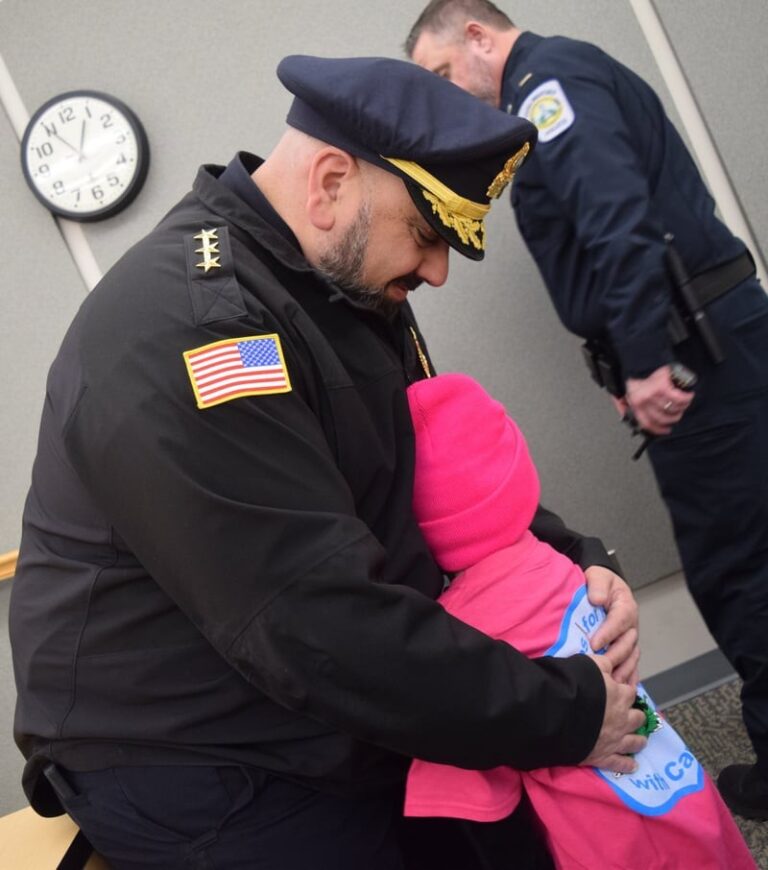 Cops for Kids with Cancer and Chelmsford Police Stand Behind 6-year-old ...